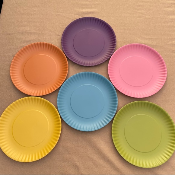 Melange | Dining | Melange 6piece Melamine Paper Plate Collection ...